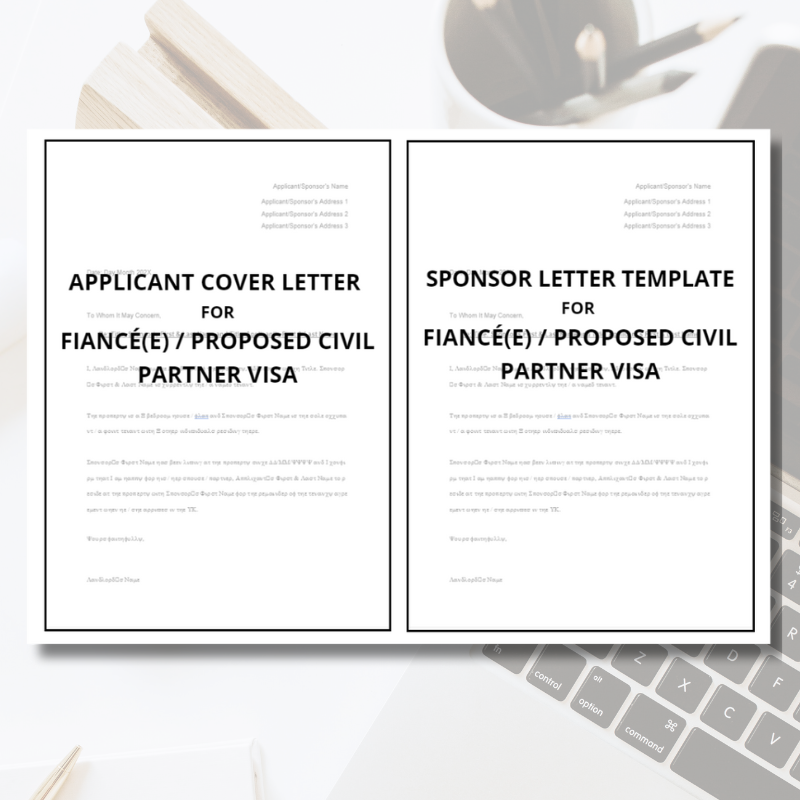 UK Partner Visa Cover Letter Template Bundle (Entry) – Expert ...