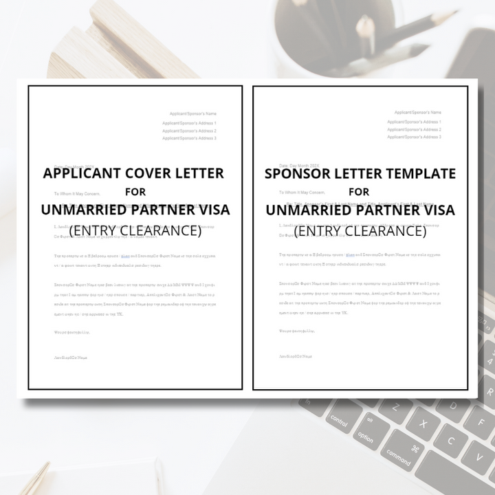 UK Partner Visa Cover Letter Template Bundle (Entry) – Expert ...